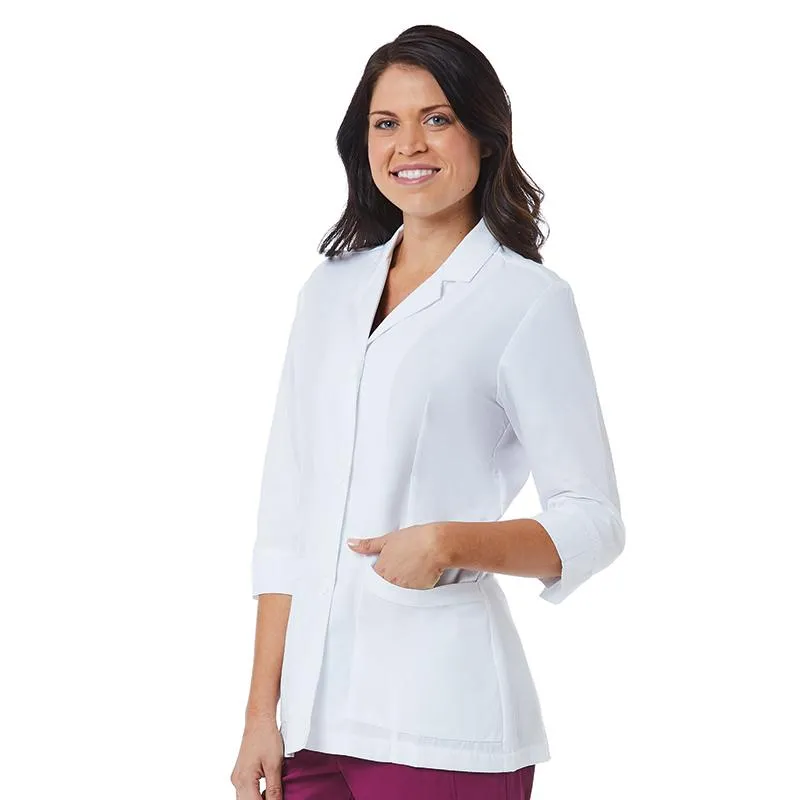 Lab Coats - Red Panda - Womens 3/4 Sleeve Lab Coat - MAEVN
